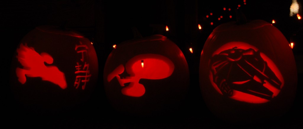 Choosing the Perfect Pumpkin - Sci-fi Spaceships ~ The Woodland Elf