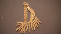 Wheat Weaving Tutorial: Fairy Harp