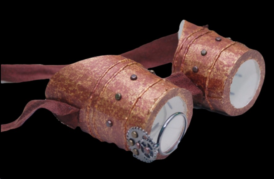 Cheap And Easy DIY Steampunk Goggles (cardboard) ~ The Woodland Elf