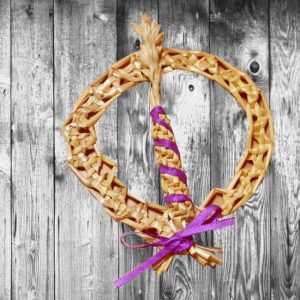 Wheat Weaving Tutorial: Candle Wreath ~ The Woodland Elf