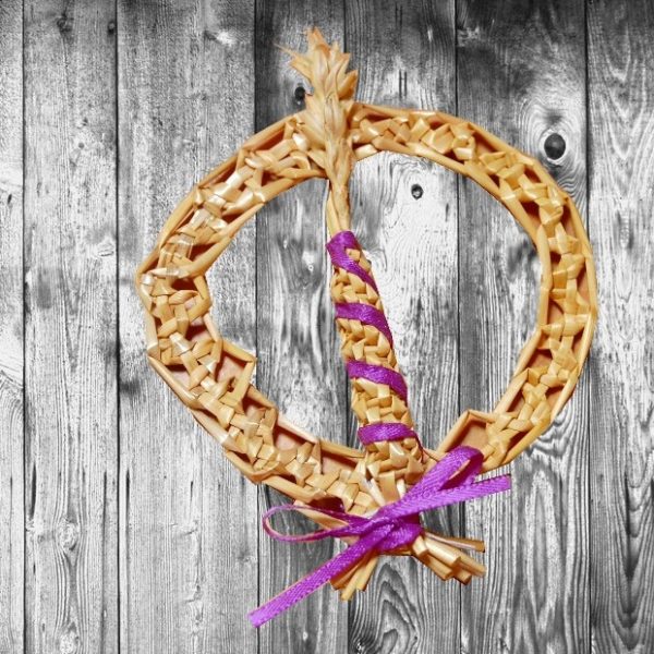 Wheat Weaving Tutorial: Candle Wreath ~ The Woodland Elf