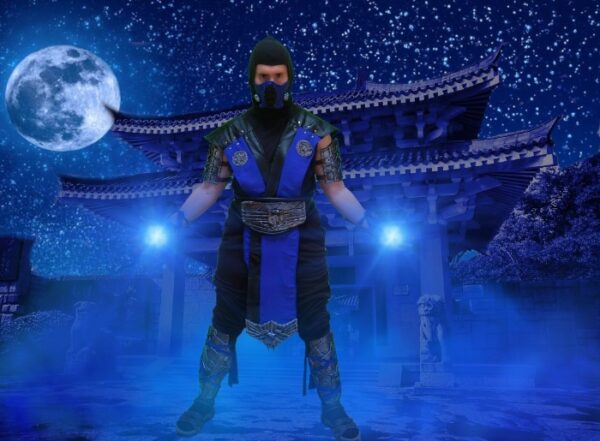 Sub Zero Mask DIY Cheap and Easy - Mortal Kombat Costume